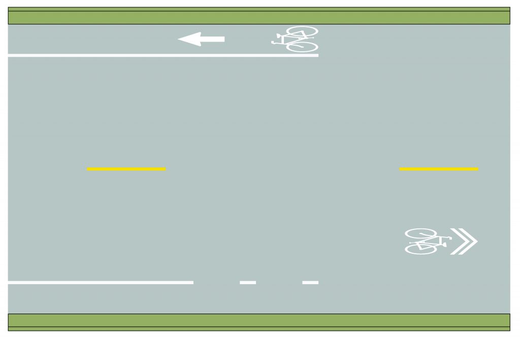 New bicycle lane markings aimed at improving safety - This Is SIU