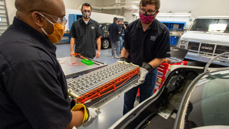 Taking charge: SIU automotive course incorporating electric vehicle ...
